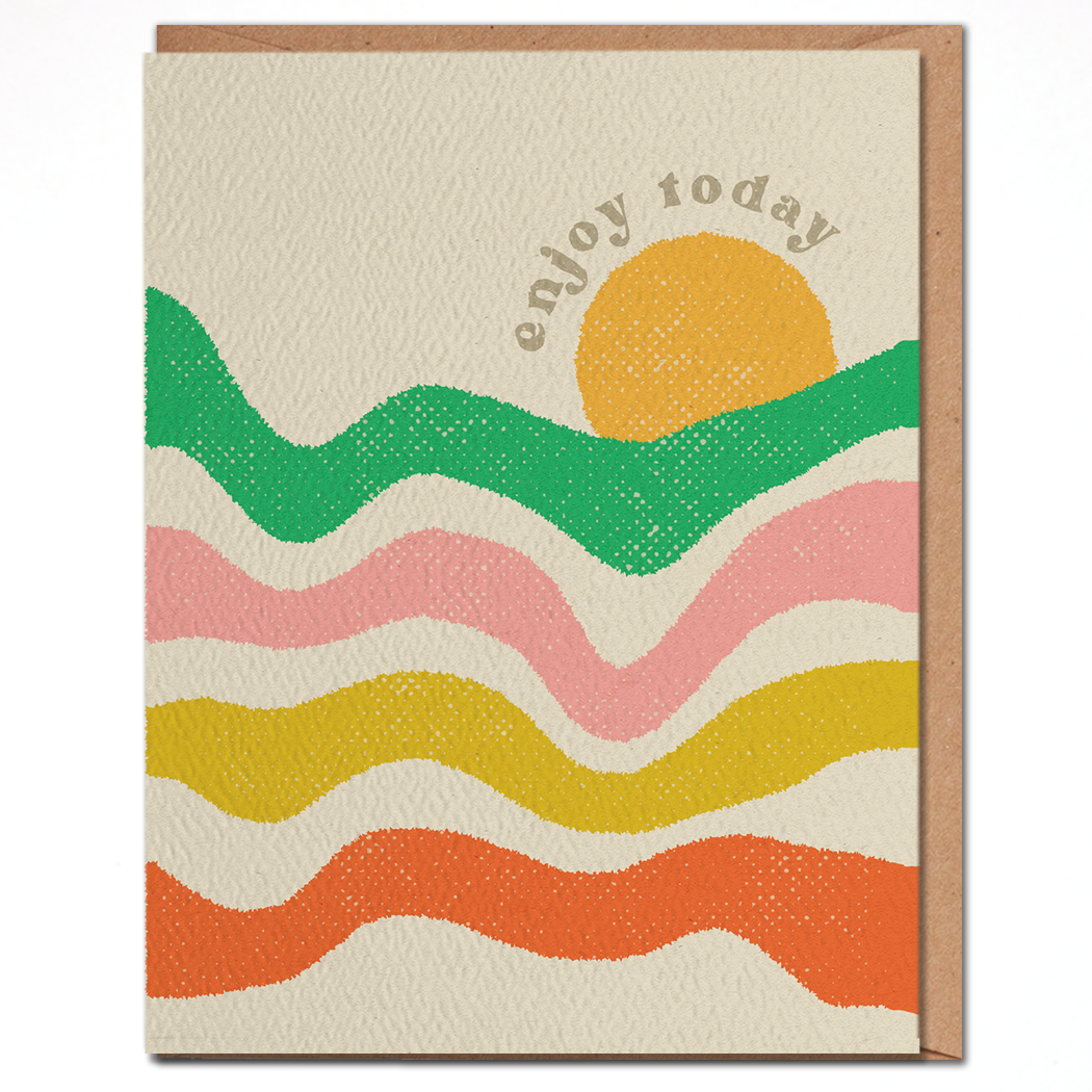 Enjoy Today Birthday Card – therapy boutiques